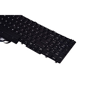 Replacement Keyboard for Dell Latitude 5500 5501 5510 5511, Precision 3540 3541 3550 3551 Series Laptop with Backlit with Pointer US Layout P/N: 0MMH7V NSK-EX0BC PK132FA1B00