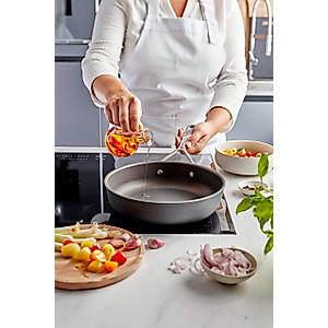 Demeyere AluPro 11-inch Aluminum Nonstick Deep Fry Pan