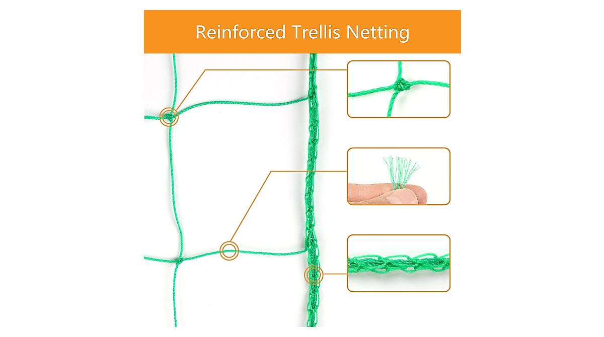 Heavy Duty Plant Trellis Netting for Climbing Plants 27 Strands