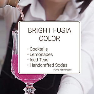 Monin - Desert Pear Syrup, Bold Flavor of Prickly Pear Cactus, Natural Flavors, Great for Iced Teas, Lemonades, Cocktails, Mocktails, and Sodas, Non-GMO, Gluten-Free (1 Liter)