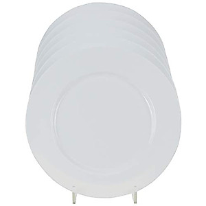 Calypso Basics by Reston Lloyd Melamine Dinner Plate, Set of 6, White