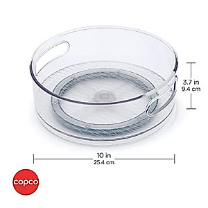 Copco Rotating Storage Turntable, 10 Inch, Clear