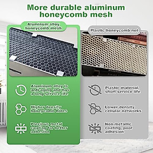 Leafinnerin Air Scrubber Plus Advanced Photocatalytic Oxidation (PCO) 9 Inch Replacement Cell and Üν Bulb, Ozone Free Suitable for ActivTek InDuct 2000, A1013A, A1013C, A1013P,A1013Q,A1013T, 1 Pack