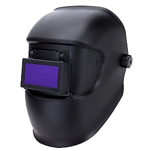 Argon Arc Welding Helmets 3.86"x1.61", Detachable Flip-up Without Delay, Black Glass Lift Front Welding Mask with Adjustable Headgear, Shade 10