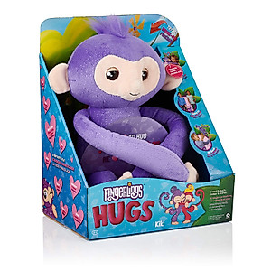 Fingerlings HUGS - Kiki - Advanced Interactive Plush Baby Monkey Pet - by WowWee (Amazon Exclusive)