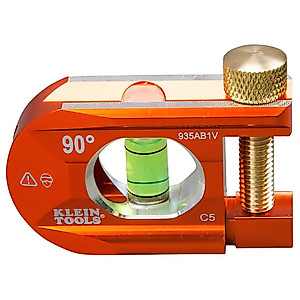 Klein Tools 80073 Reaming Driver Kit with Conduit Reamer & 935AB1V Level, 2.5-Inch Conduit Bending Level, 1 Vial, ACCU-BEND Level Eliminates Dog-Legs in Offsets and Saddle Bends