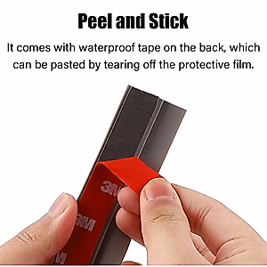 ZJKXJH Gray Carpet Edging Trim Strip, PVC Threshold Transition Strips Self Adhesive, Reducer Flute Uneven Floor for Height Difference 1cm, 3.5cm Wide (Size : 25m/82ft Length)