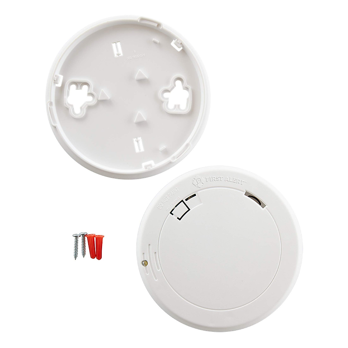 FIRST ALERT Battery Powered P1210E Smoke Alarm, White