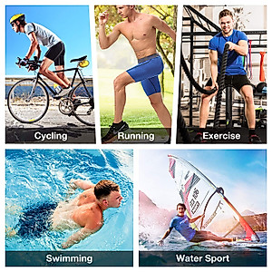 5 Pack Compression Shorts Men Performance Spandex Sport Shorts Athletic Workout Running Underwear Baselayer Medium