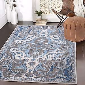 Allen Home Wool Area Rug | Nicol Natural Traditional Decorative Carpet | Area Rugs Suitable for Living Room, Bedroom, Dining Room | 100% Wool | 100% Cotton Backing | 9’ x 12’ |