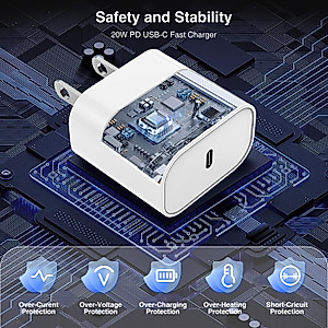 for iPhone 15 Charger for Apple Charger USB C Cable 10FT+6FT 20W USB C Charger Block for iPad Charger for iPhone 15 Charging Cable Long for iPhone 15/15 Pro Max/Pro/Plus/for iPad Pro/Mini/Air (Grey)