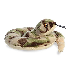 Aurora® Adorable Mini Flopsie™ Slick Snake™ Stuffed Animal - Playful Ease - Timeless Companions - Green 8 Inches