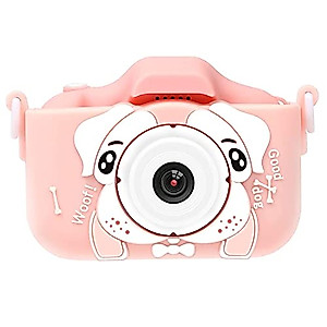 LINXHE Kids Camera for Girls Boys, 20MP1080P Digital Camera for Toddler, Soft Silicone Shockproof Case, Great Gift for Girls Boys (Color : Pink, Memory Card : Without)