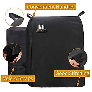 SUPJOYES Grill Cover for Traeger 20 Series, Junior & Tailgater Grills, Heavy Duty Waterproof Wood Pellet Grill Cover, Outdoor Full Length Grill Cover