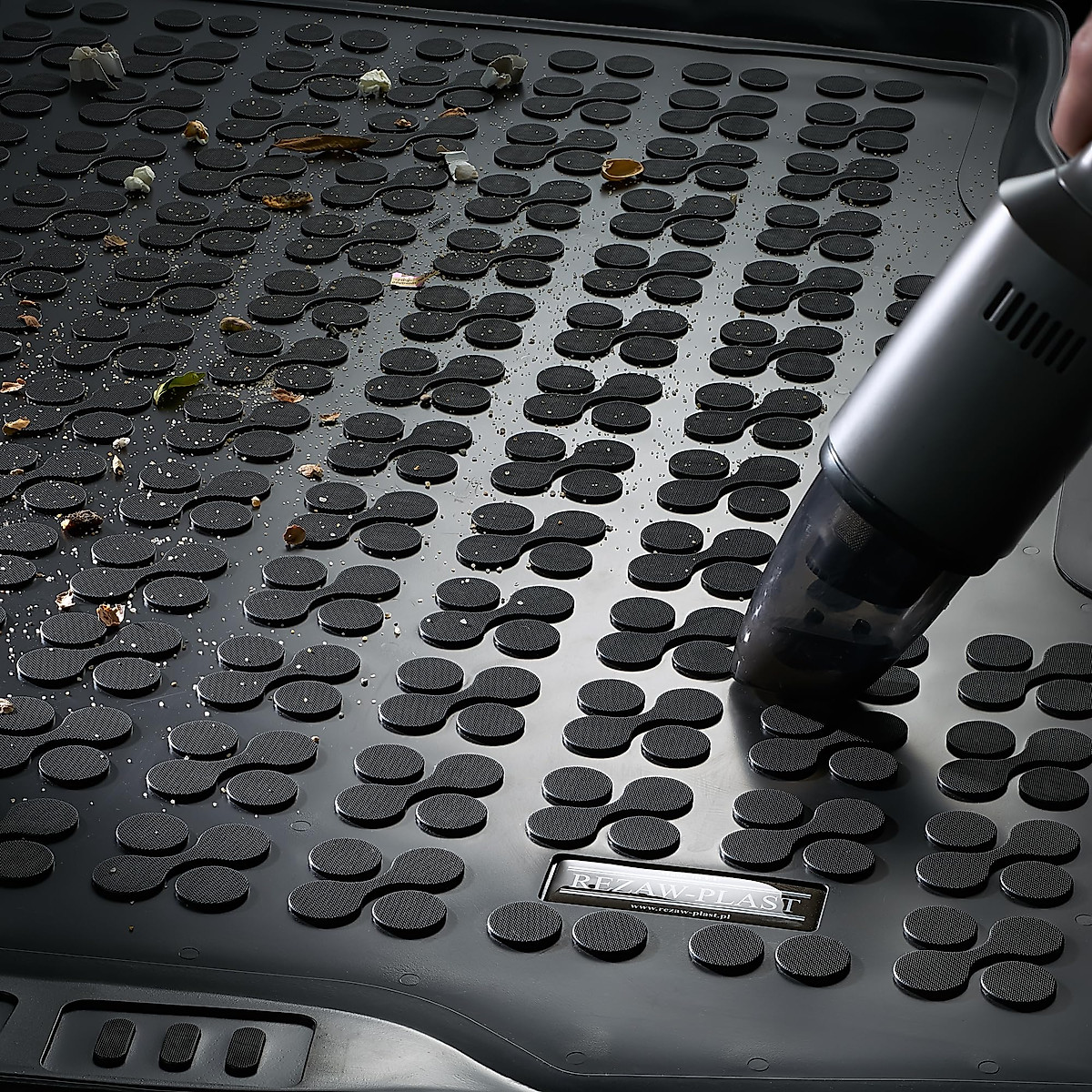 Rezaw-Plast Car Mats for 2002-2012 Mini Cooper One Floor Mats All Weather Custom Fit Tailored Anti Slip All Season Floor Liners Set Black (14-24 Mini Cooper S Floor Mats & Cargo Mat)