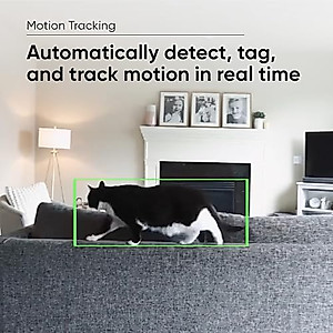 Wyze Cam Pan v2, Pan/Tilt/Zoom Indoor Wi-Fi Smart Home Security Camera with 1080p Color Night Vision, Motion and Sound Detection for Baby & Pet, Compatible with Alexa & Google Assistant, White