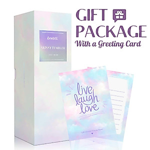 Onebttl Dancer Gifts for Girls, Teens, Her - Dance - 20oz/590ml Stainless Steel Insulated Tumbler with Straw, Lid - Dance Themed Recital Gifts for Women - (Purple-Pink)