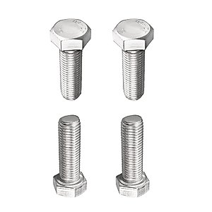 DTGN M16x50mm(DxH) Hex Bolts - 4Pack - Good for Machine Tools - 304 Stainless Steel Hexagon Head Screws