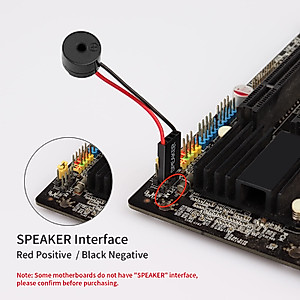 5 pcs Computer casemini Speakers,PC Internal BIOS Mini Plug Buzzer Computer Motherboard Buzzer Alarm