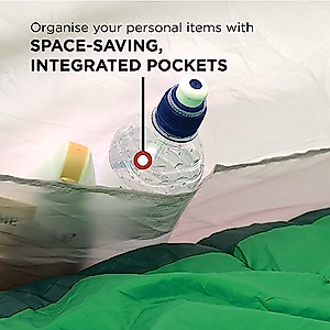 Coleman Cortes 3 Tent, 3 Man Tent, 1 Bedroom Hiking Tent, Absolutely Waterproof Lightweight Camping Tent with Sewn-in Groundsheet, Blue