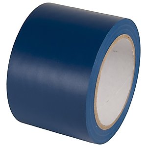 INCOM Manufacturing: PVC Vinyl Safety Aisle/Pipe Marking Conformable Durable Color Coding Abrasion Resistant Tape, 3 inch x 108 ft, Safety Blue - Ideal for Walls, Floors, Equipment