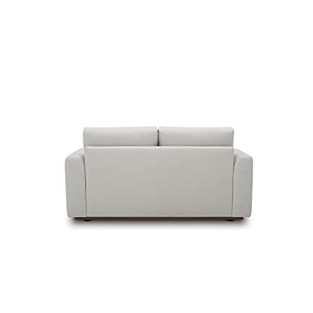 Amazon Brand – Rivet Modern Loveseat Sofa with Underseat Storage, 63.8"W, Chalk