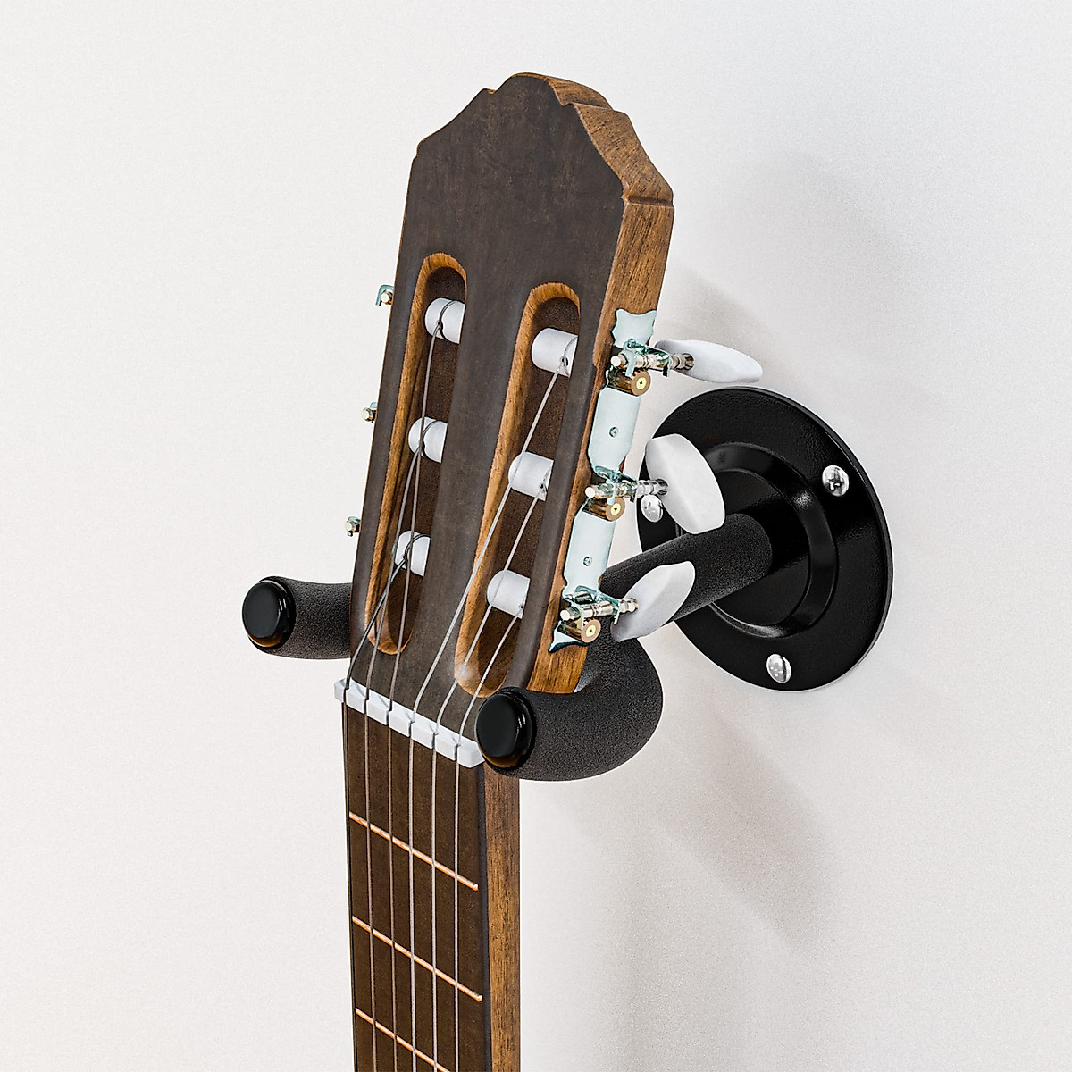 NATIKON Adjustable Guitar Wall Hanger 6.5 inches with Secure Wall Mount Hook