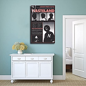 YGULC Brent Poster Faiyaz Wasteland Music Album Cover Canvas Poster Bedroom Decor Sports Landscape Office Room Decor Gift Unframe: 12x18inch(30x45cm)