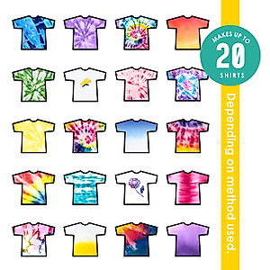 S.E.I. Classic Tie Dye Kit, Fabric Dye Spray Set, Easy Clean Up, Easy Application, Spray Tie Dye Kit - 8 Pack of Colors
