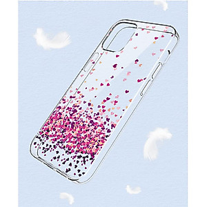 Cover for Gigaset GS5 Pro (6.30") Case IJTYHF Soft Silicone Case Bumper Shell +Tempered Glass 9H Screen Protector Protective Film, Transparent Protective TPU Cases -A lot of Love