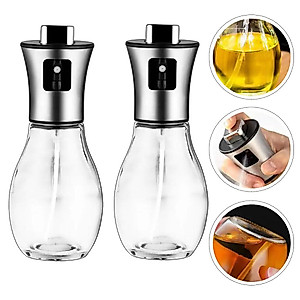2pcs Oil Bottles for Kitchen Oil Mister for Air Fryer Oil Holder Oil Spraying Bottle Olive Oil Dispenser Spray Cooking Oil Sprayer Mister Spray Bottle Oil Spray Bottle for Cooking