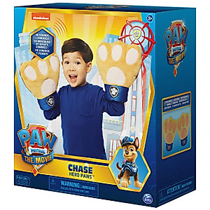 Paw Patrol, Chase Hero Paws Role Play Plush Toy with 10 Sounds and Phrases, Pretend Play Costume for Kids Ages 3 and up