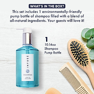 Terra Pure Infuse Shampoo, Retail Size Hotel Amenities, 10.14 oz. (Single)