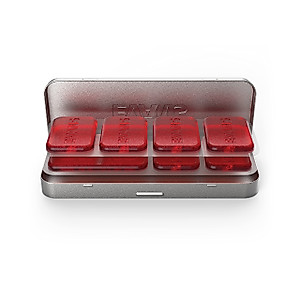 Evans EQ Pods Drum Damper Gels - Teflon-Coated Top Side Drum Dampeners - Stain-free, Holds Shape - Apply and Remove - Keeps Grip, Shape, Effectiveness - 7 Pods