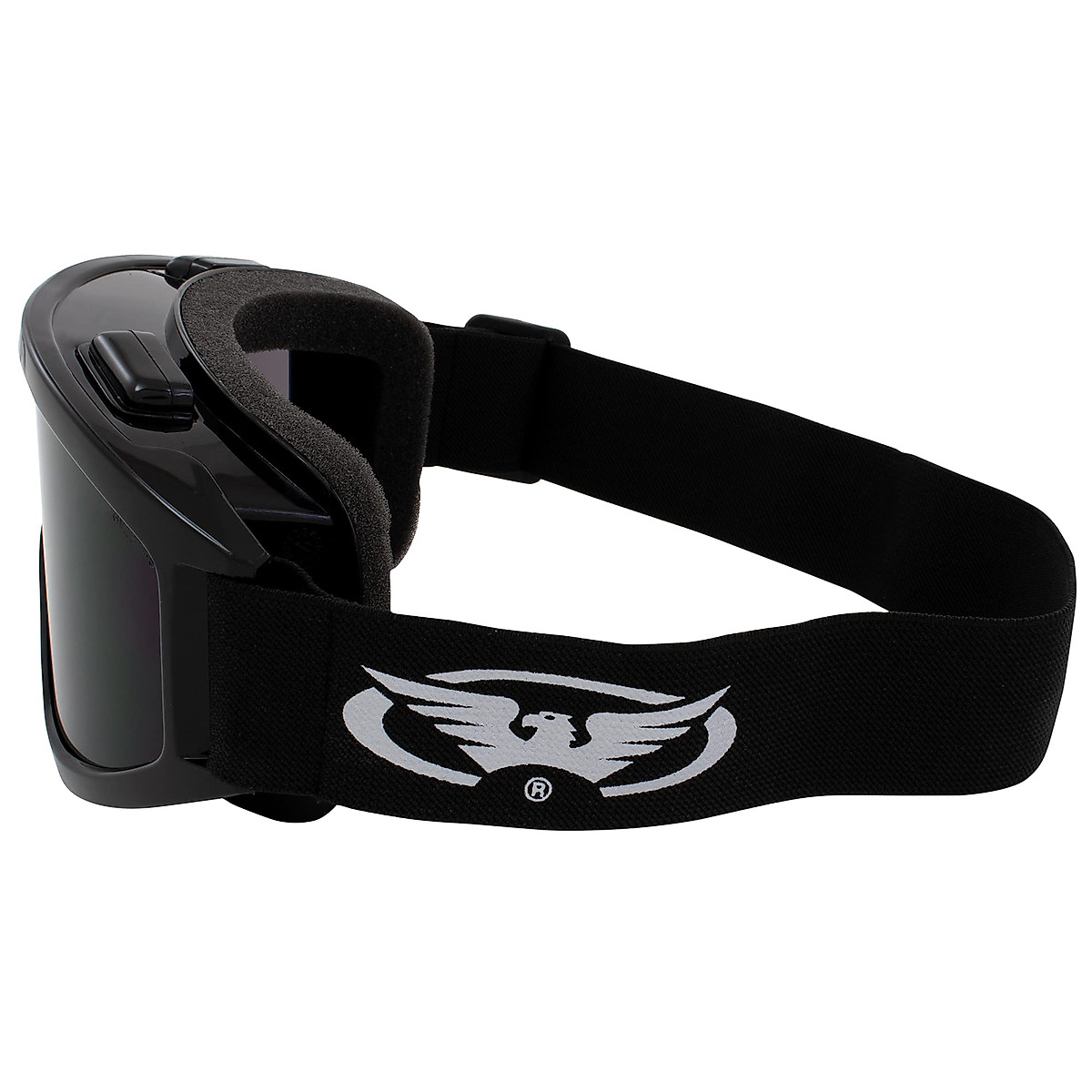 Global Vision 3 Pair Windshield Padded Goggle Clear Smoke & Yellow Lens Fits Over Most Glasses Antifog Coating Great for Paintball Airsoft ATV Motorcycle Meets ANSI Z87.1 Standards for Safety Eyewear