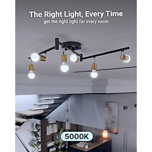 Sunco 2 Pack GU24 LED Bulbs 2 Prong A19, CRI91 5000K Daylight, 9W Equivalent 60W, CFL Replacement 800 Lumens, Super Bright Dimmable, Twist & Lock GU24 Pin Base with Two Prongs, Instant On UL