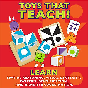 MindWare | Q-bitz Jr. | Miniature Game | Ages 5+ | 2-4 Players | 15 Minutes Playing Time