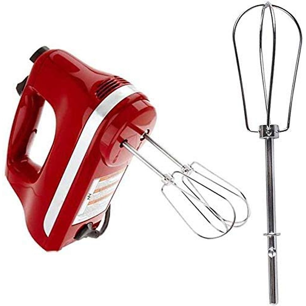 Wadoy W10490648 & KHM2B Beaters for Hand Mixer Stainless Steel Pro Whisk Turbo Beaters, Cream, Making Mousse or Meringue, Shakes, Egg, Replace AP5644233, PS4082859, KHM512BM, KHMPW