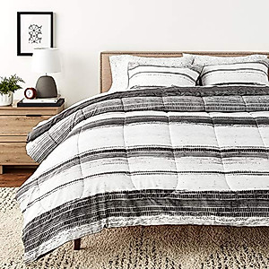 Avondale Manor Laken 7-Piece Bed in a Bag, Queen, Black