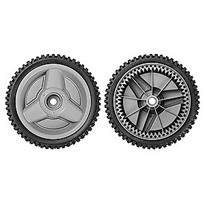 Front Drive Wheels Fit for HU Mower - Front Drive Tires Wheels Fit for HU Front Wheel Drive Self Propelled Lawn Mower Tractor, Wheel for HU700F, Replaces 532401274, 2 Pack, Gray1