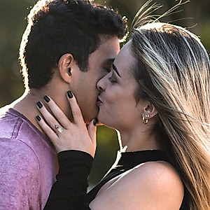 Clara Pucci 2.0 ct Pear Cut Solitaire Genuine Moissanite Wedding Bridal Designer Anniversary Engagement Ring in 14k Yellow Gold for Women