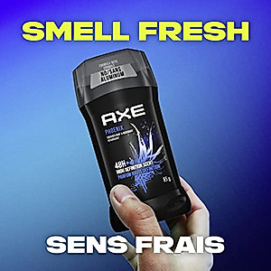 AXE Phoenix Deodorant 48H Odor Protection Crushed Mint & Rosemary Aluminum Free Deodorant for Men 3 Ounce (Pack of 4)