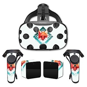 MightySkins Skin Compatible with HTC Vive Full Coverage - Tropical Fox | Protective, Durable, and Unique Vinyl Decal wrap Cover | Easy to Apply, Remove, and Change Styles | Made in The USA