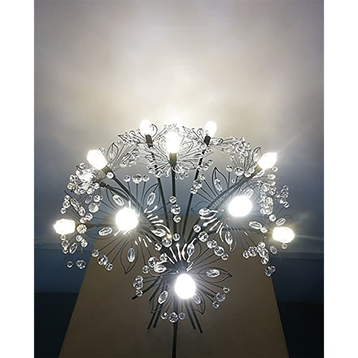 G9 2W LED Bulb Mini Globe Crystal Light (20W Equivalent) Glass Cob Decorative Light Bulb G9 Bi Pin Ceramics Base for Home Lighting Ceiling Light Dimmable 360 Angle Beam Cool White AC110V 6 Pack