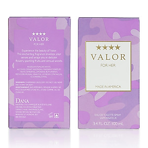 Valor by Dana 3.4 oz Eau De Toilette Spray for Women