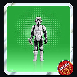 STAR WARS Retro Collection Biker Scout, Return of The Jedi 3.75-Inch Collectible Action Figures, Ages 4 and Up