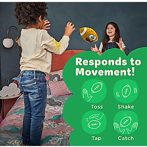 Move2Play, Hilariously Interactive Toy Football with Music and Sound Effects, Ball for Toddlers, Birthday Gift for Boys and Girls 1, 2, 3+ Years Old