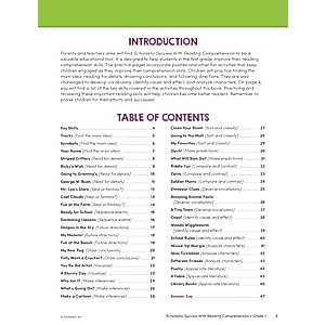 Scholastic Success with Reading Comprehension Grade 1 Workbook (Scholastic, Grade 1)