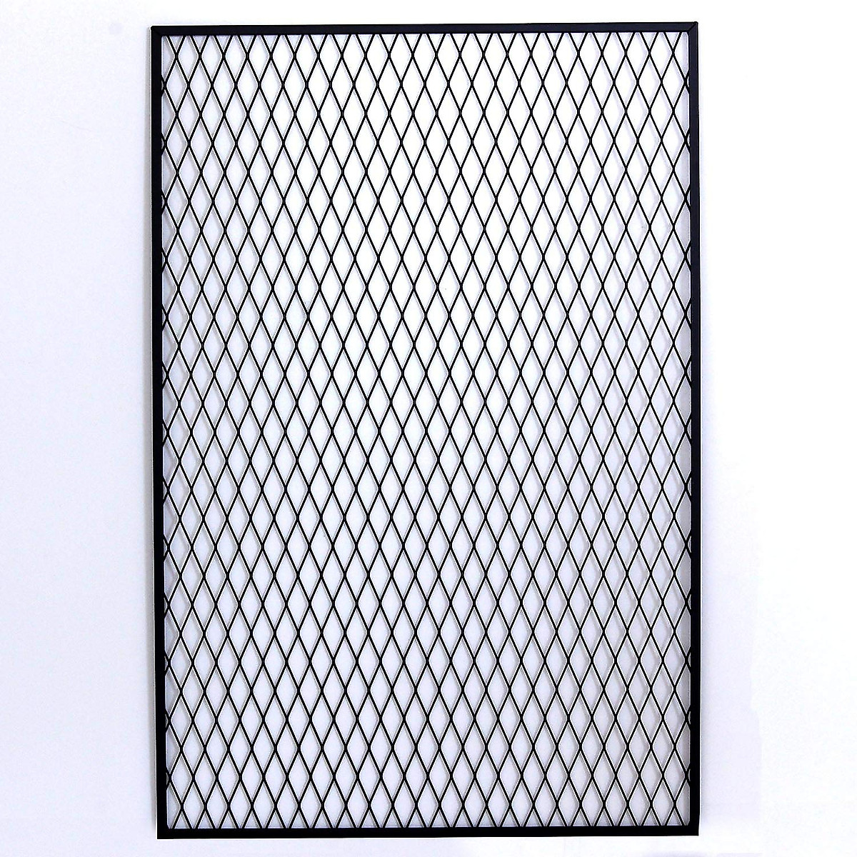 Waki Sangyo LAC-011 Rusty Panel, Wall Display, Storage, 1 Panel, Black, Depth 0.3 x Height 33.9 x Width 22.8 inches (0.7 x 86 x 58 cm)