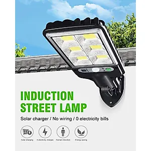 COB/LED Solar Light Outdoor Solar Lamp Powered Sunlight Wall Light Waterproof PIR Motion Sensor Street Light Garden Decoration 3